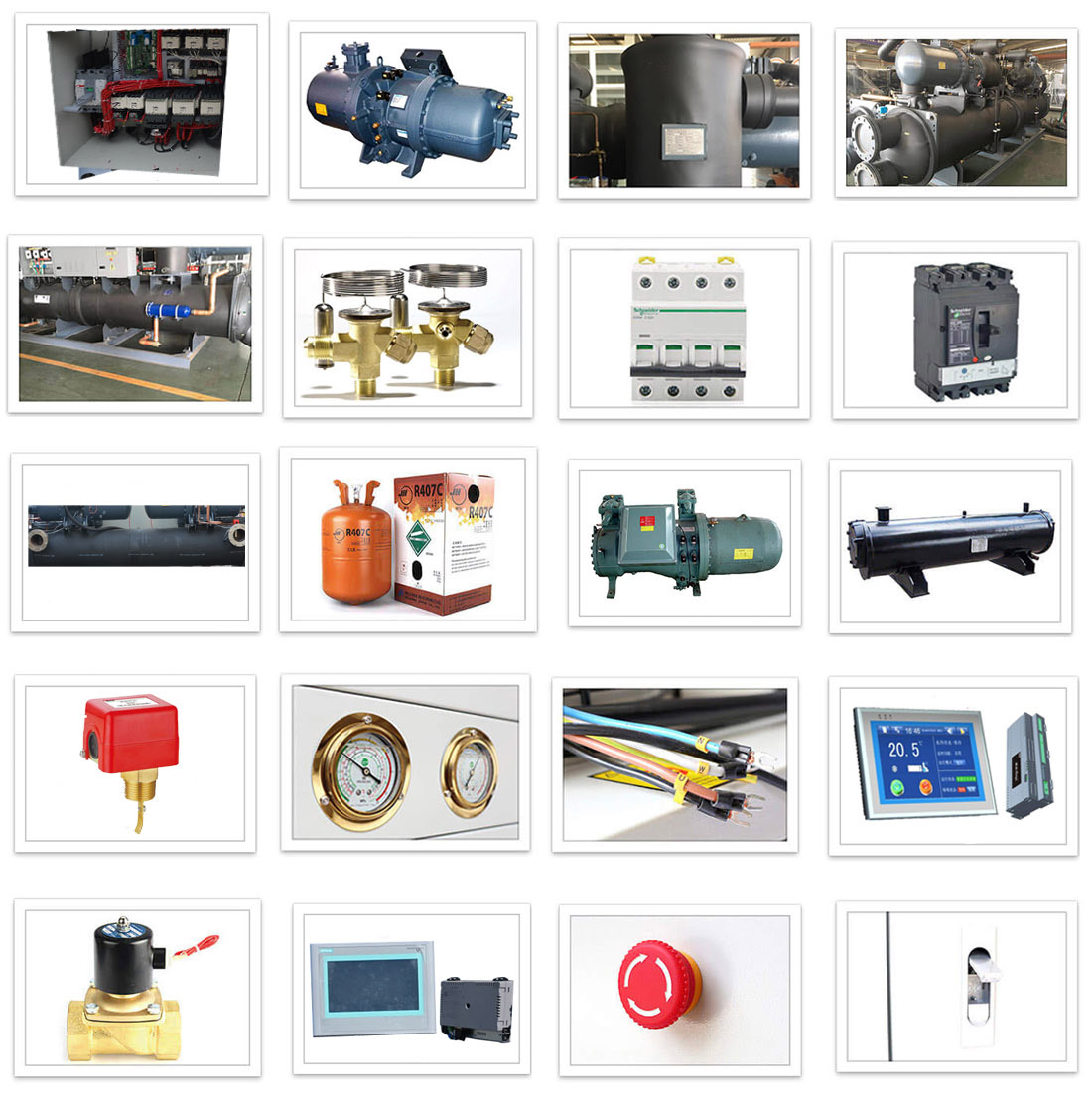 Water Cooled Screw Chiller - Heads